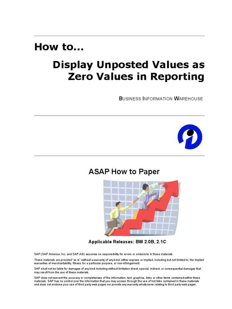 How To Display Unposted Values As Zero Values in Reporting | Download ...
