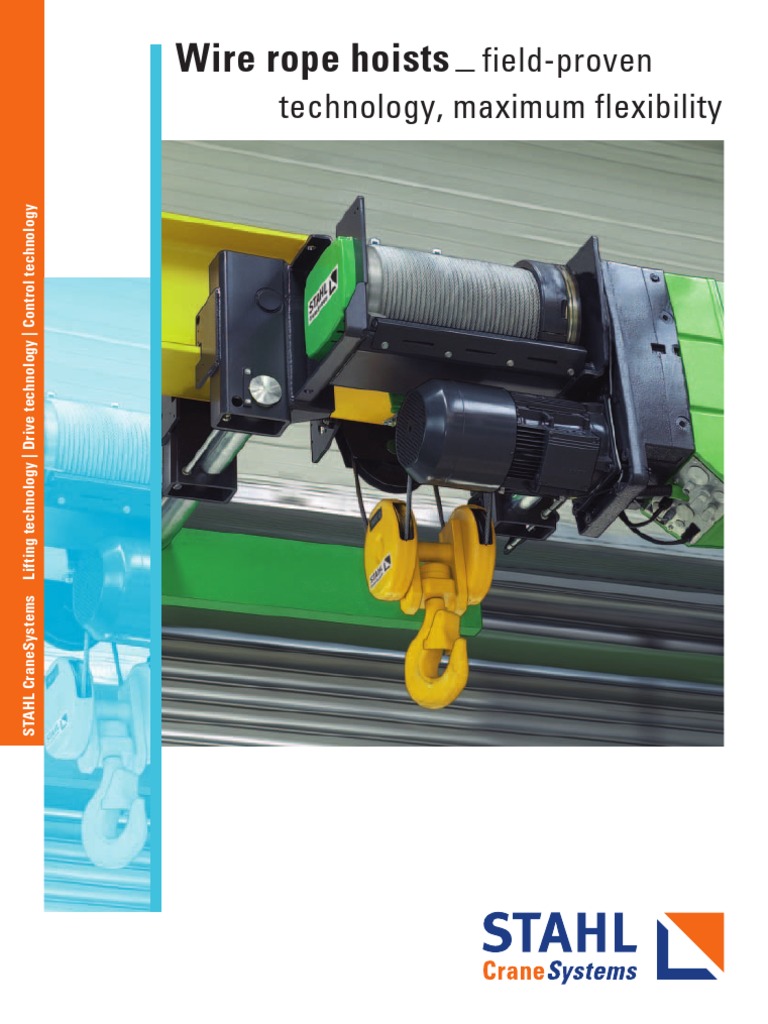 Crane STAHL-Wire Rope Hoist