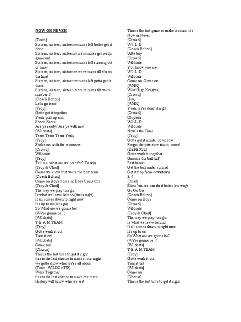 High School Musical 3 Lyrics | Entertainment (General) | Leisure