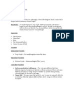 Drop Height vs. Rebound Height Lab | PDF