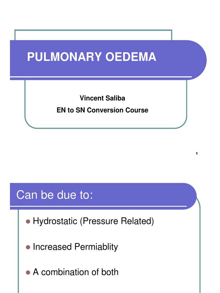 Understanding Pulmonary Edema: Causes, Types, Pathophysiology, Signs ...