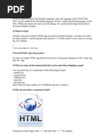 HTML Questions | PDF