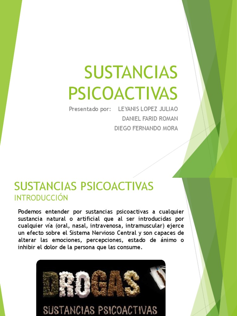Sustancias Psicoactivas | PDF | Drogas Psicoactivas | Heroína