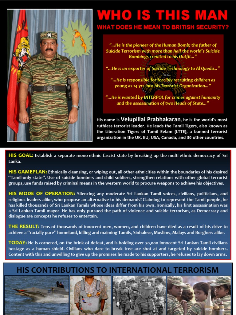 LTTE & It's Activities - Leaflet - 2 | PDF | Sri Lanka | Conflicts