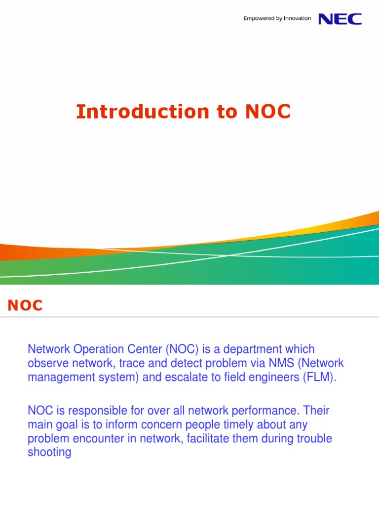 Introduction To NOC | PDF | Information Management | Computer Networking