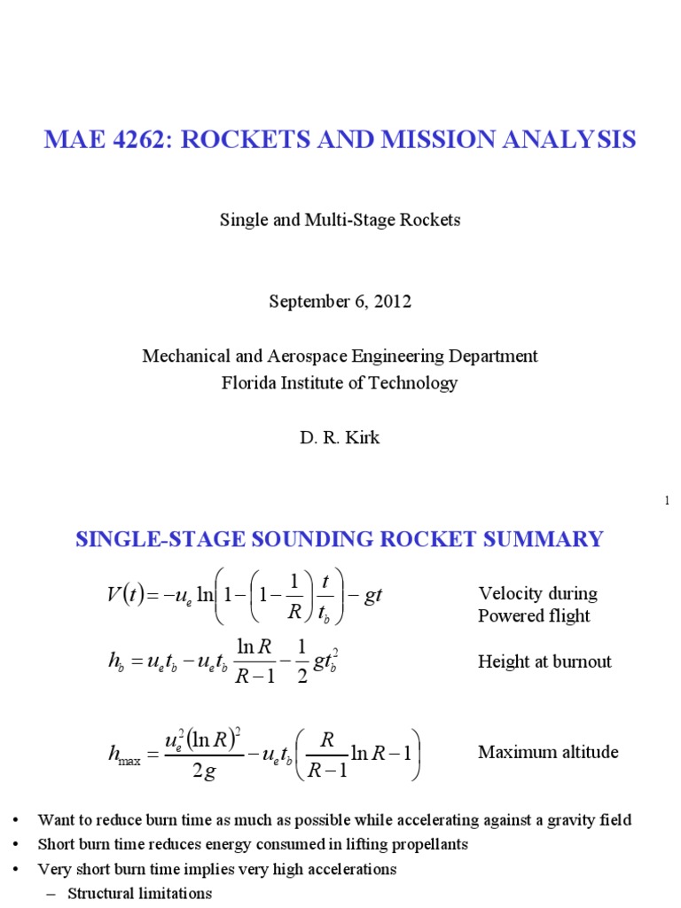 Multi Staging | PDF | Rocket | Multistage Rocket