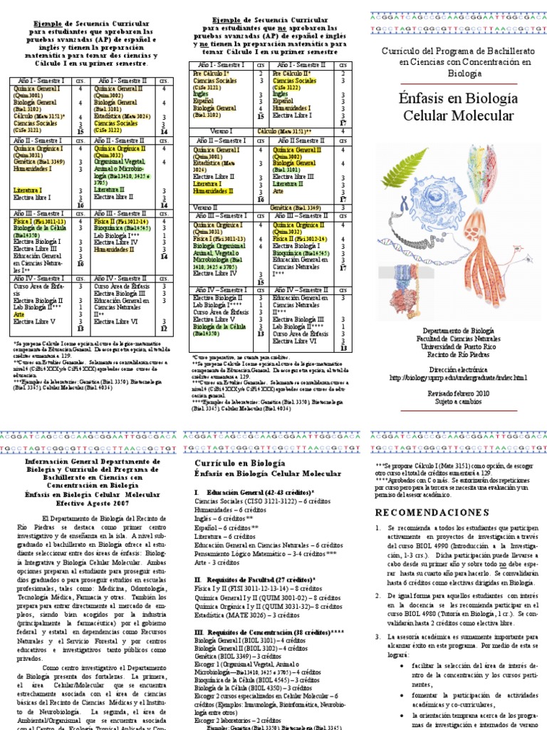 Opusculo CM Feb2010-2 | PDF | Ciencias Naturales | Biología Molecular
