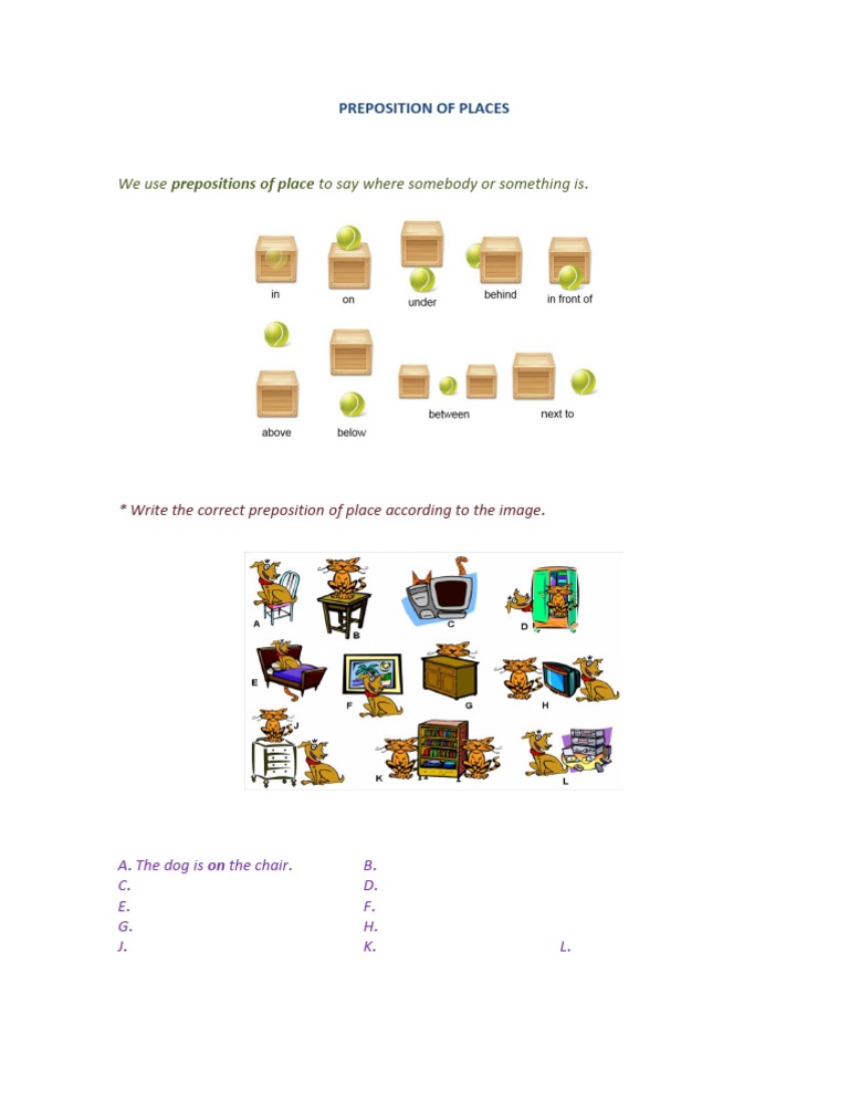 Prepositions | PDF | Language Arts & Discipline