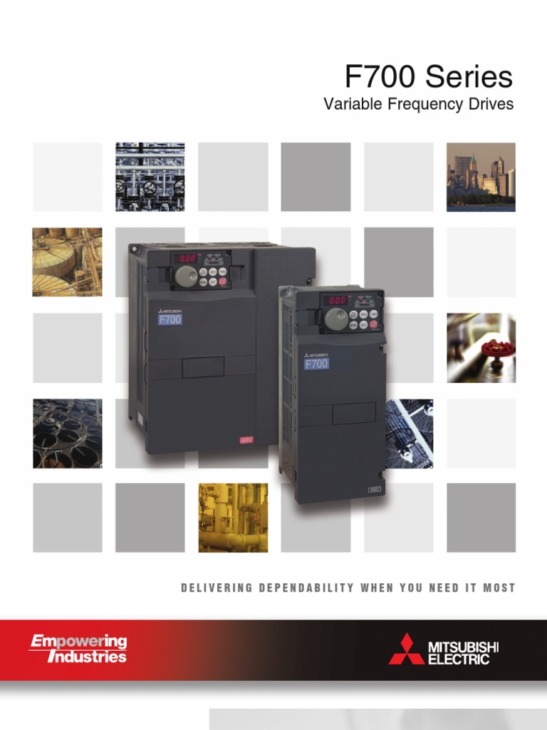 Mitsubishi F700 Series VFD Brochure | PDF