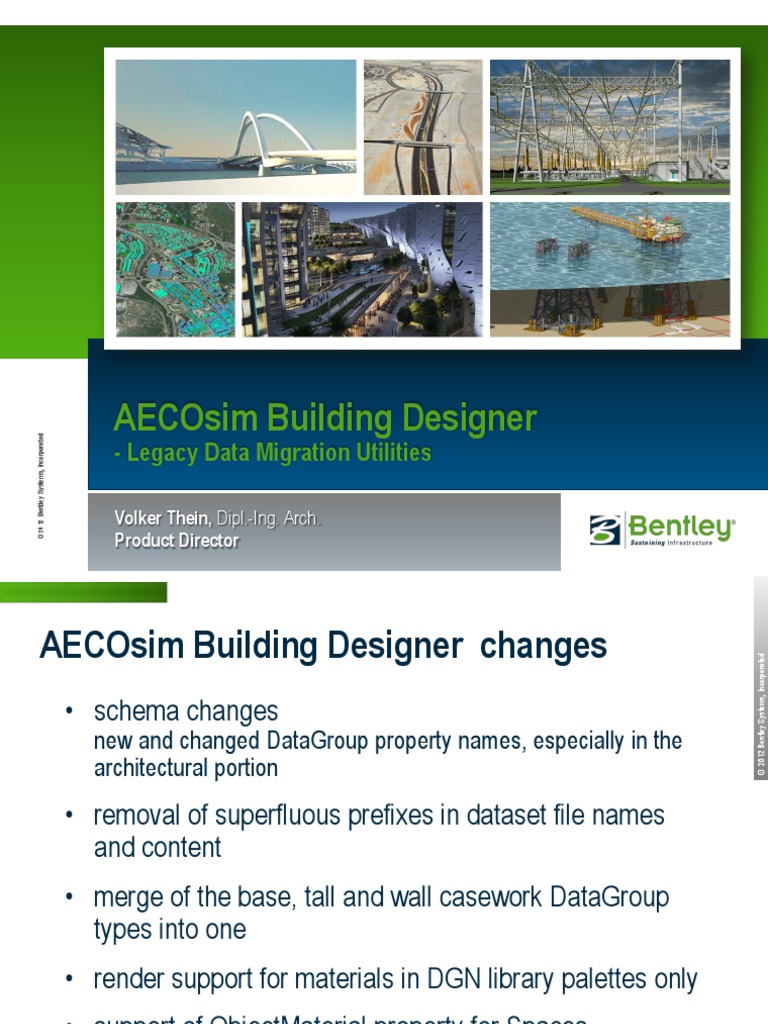 AECOsim Building Designer Upgrading Legacy Data PDF | PDF | Xml Schema ...