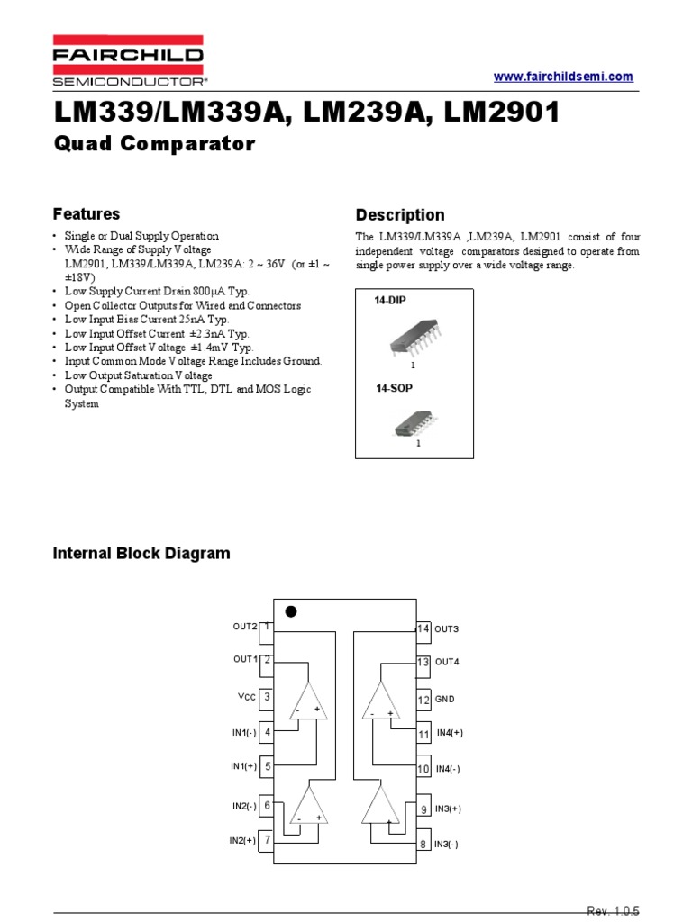 LM339 LM239 LM2901 Datasheet | PDF | Manufactured Goods | Computer ...