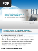 Aspen EDR For Rapid and Accurate Exchanger Design | PDF | Heat ...