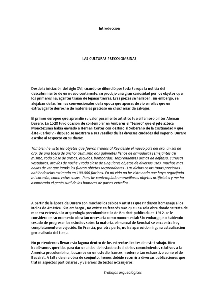 Culturas Precolombinas - Henry Lehmann | PDF | Américas | azteca