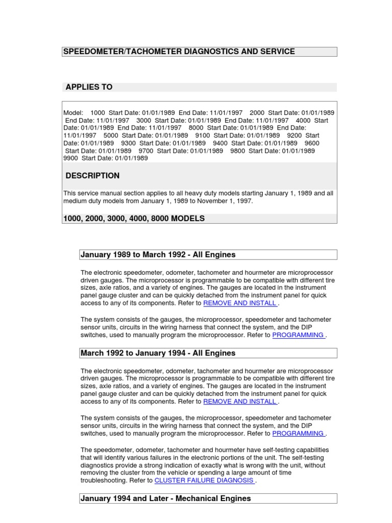 Speedometer PDF | PDF | Transmission (Mechanics) | Electrical Connector