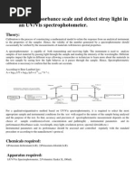SOP For Calibration of UV-Vis Spectrophotometer - Pharmaguideline | PDF ...