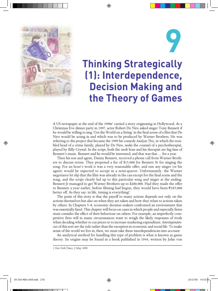 Microecon Game Theory | PDF | Game Theory | Economics
