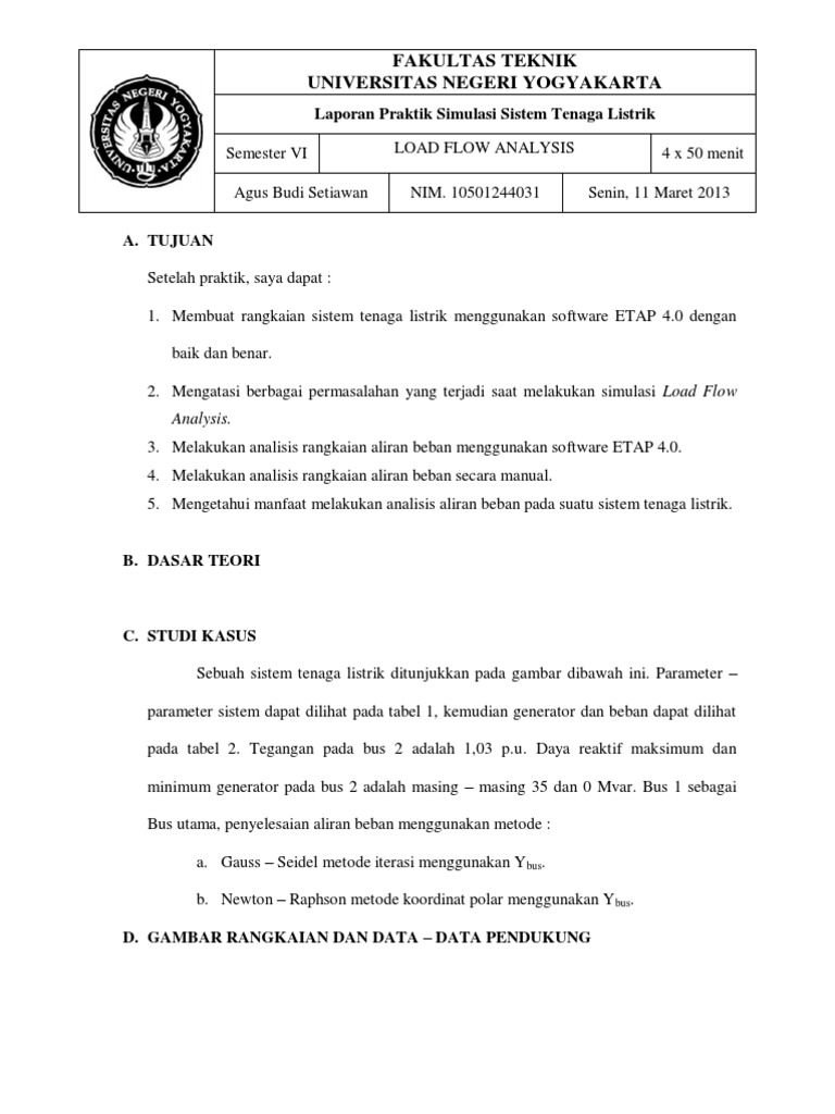 Load Flow Analysis | PDF