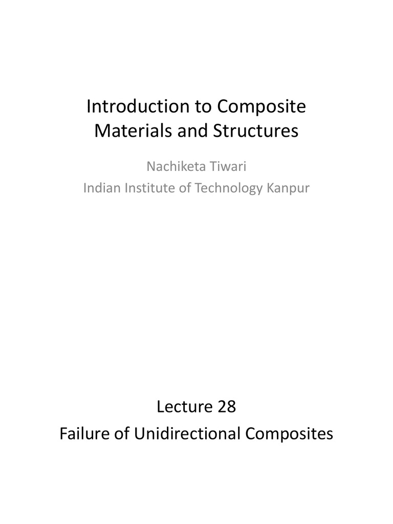 Composite Failure Modes | PDF | Composite Material | Strength Of Materials