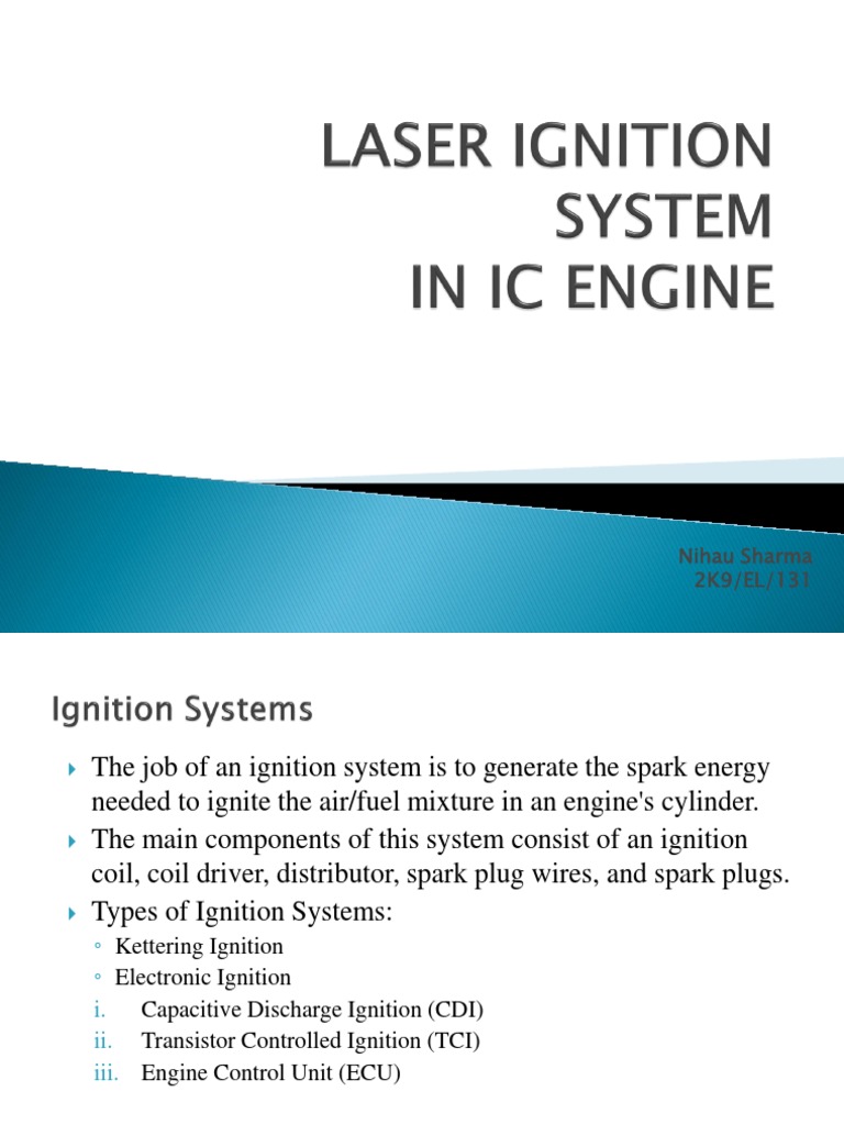 Laser Ignition Systems Ppt1 | PDF | Ignition System | Laser