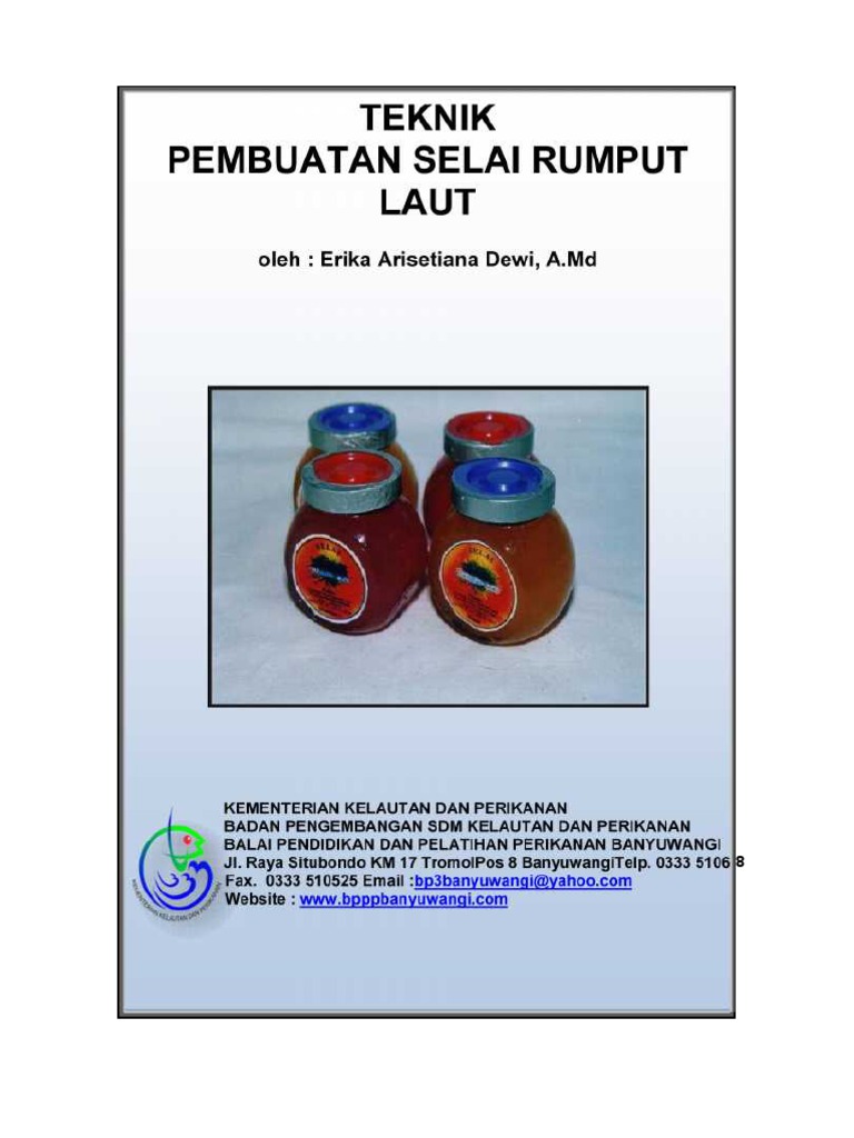 Teknik Pembuatan Selai Rumput Laut | PDF