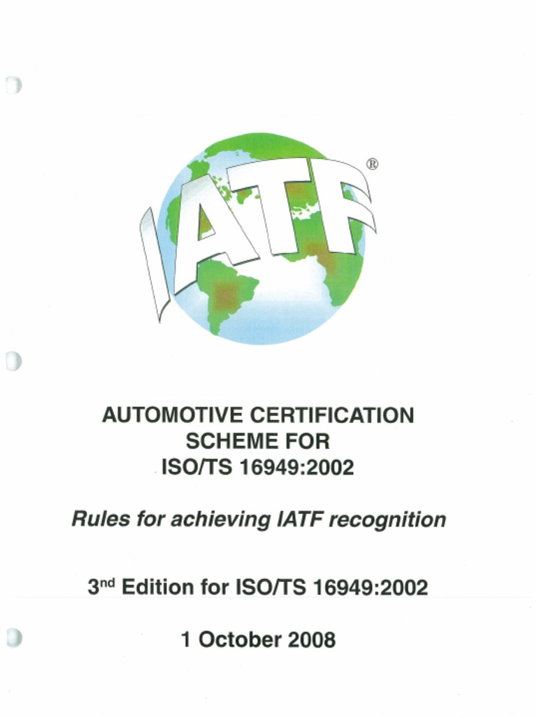 Rules For Achieving IATF Recognition 3rd Edition | PDF