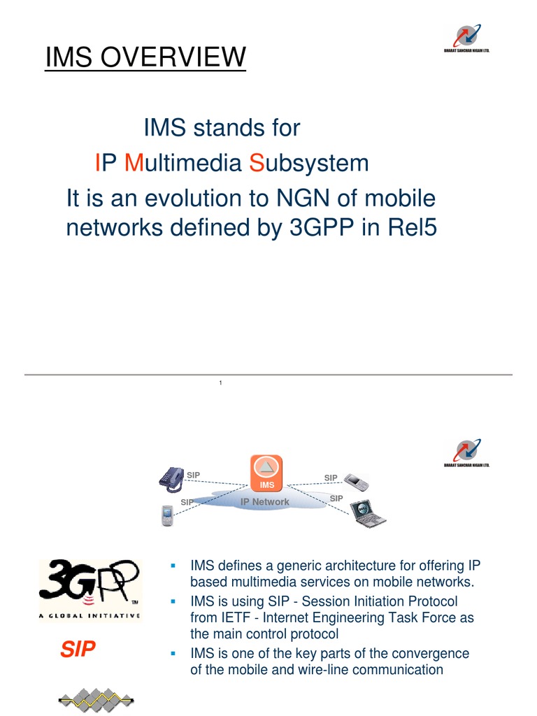 Ims | PDF | Ip Multimedia Subsystem | Session Initiation Protocol