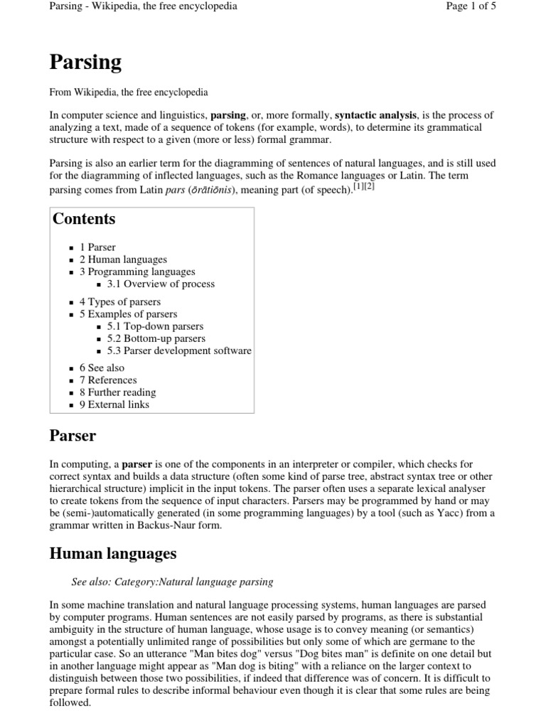 Parsingpdf Parsing Syntax 