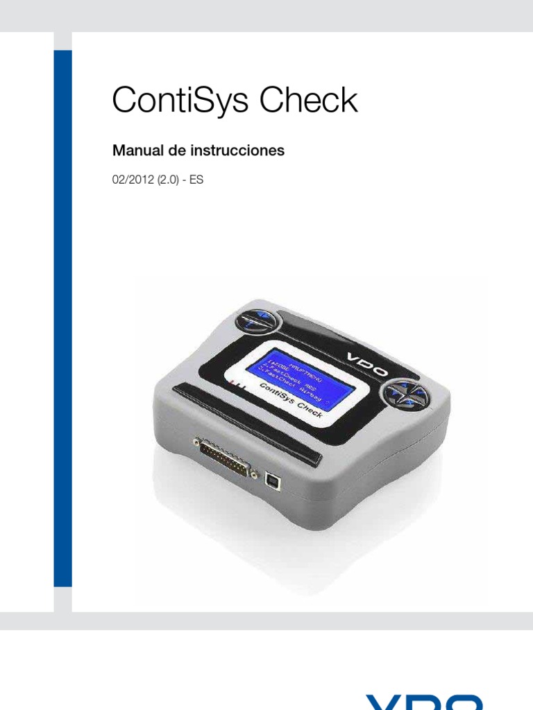 FLC Contisys Check User Manual Es | PDF