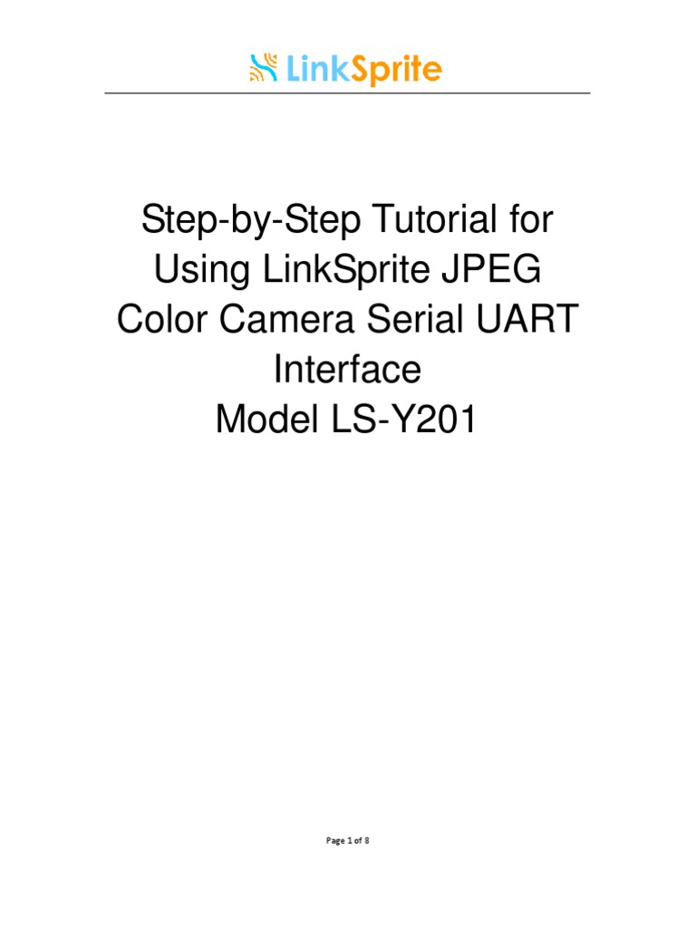 JPEG UART Camera Tutorial | PDF