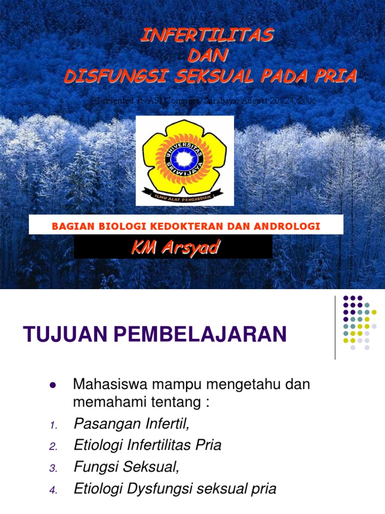 Infertilitas Dan Disfungsi Sexual Pada Pria | PDF | Infertilitas ...