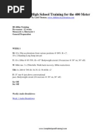 1500m Training Special Runners | PDF | Athletics | Racing