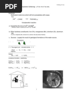 Rules For Solving Numerical Problems On Lime Soda Process | PDF