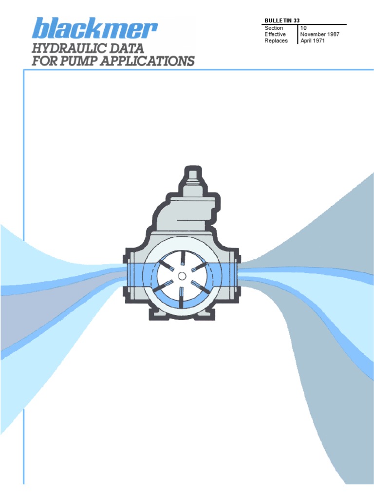 Hydraulic Data For Pump Application | PDF | Pump | Pressure