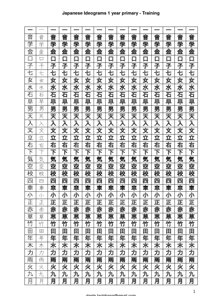 Kanji 1nensei | PDF