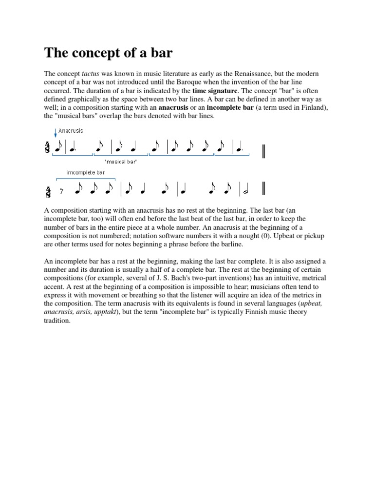 The Concept of A Bar | PDF | Poetry