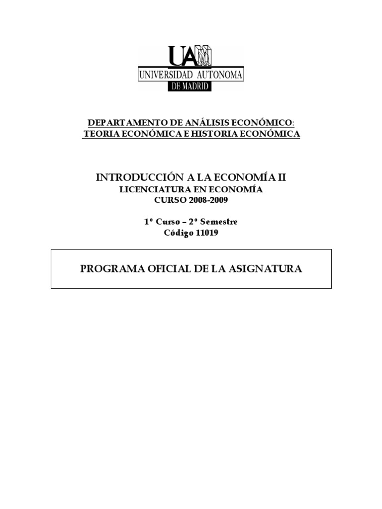 ECONOMIA I (Principios de Economia) | PDF | Producto Interno Bruto ...