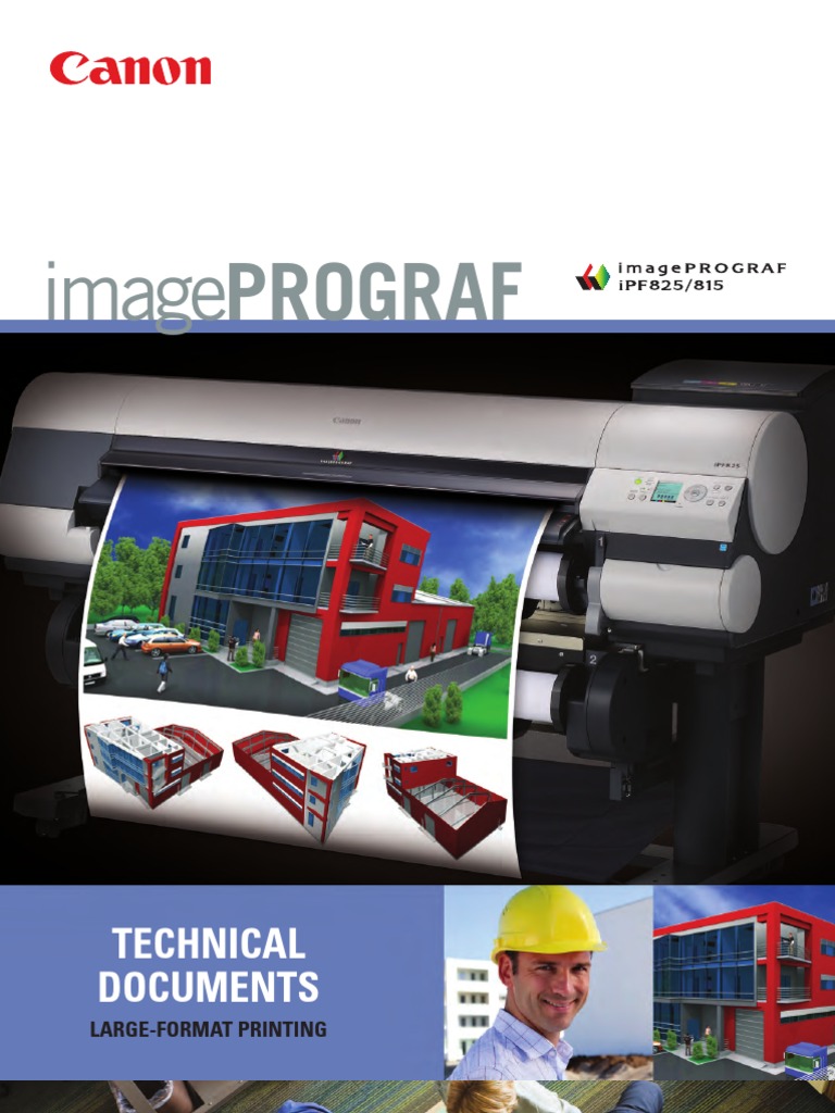 Product Brochure For The iPF825 & The iPF815 | PDF | Printer (Computing ...