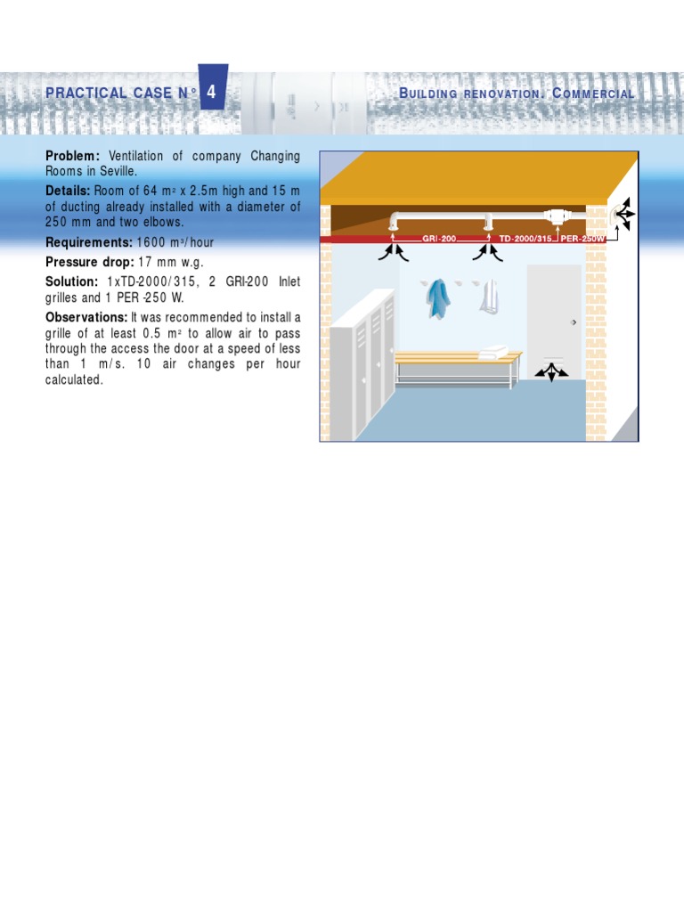Ventilation Solution for Changing Rooms | PDF | Home & Garden