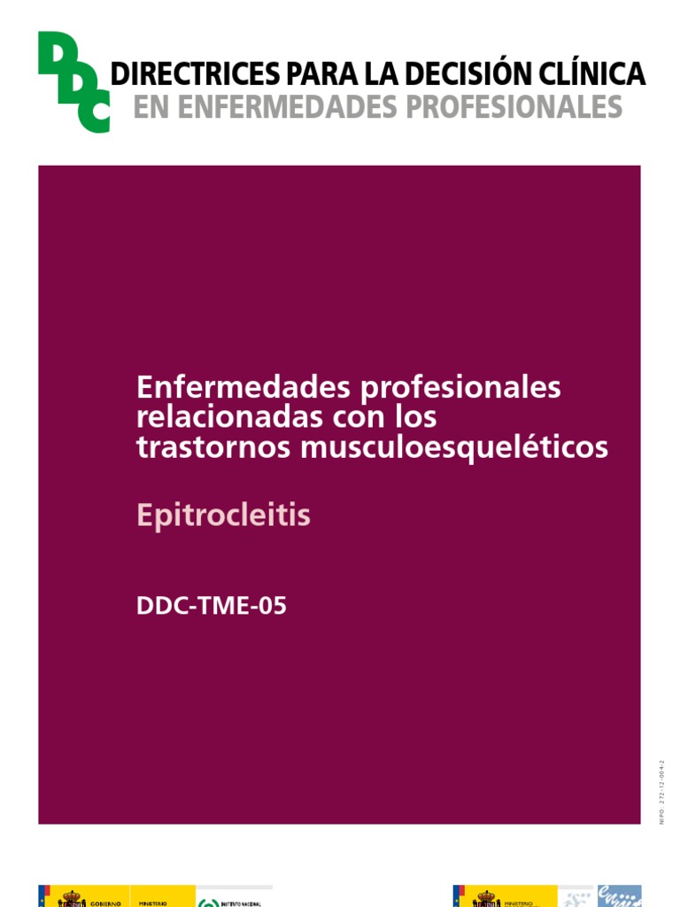 Directrices para el diagnóstico y tratamiento de la epitrocleitis como ...