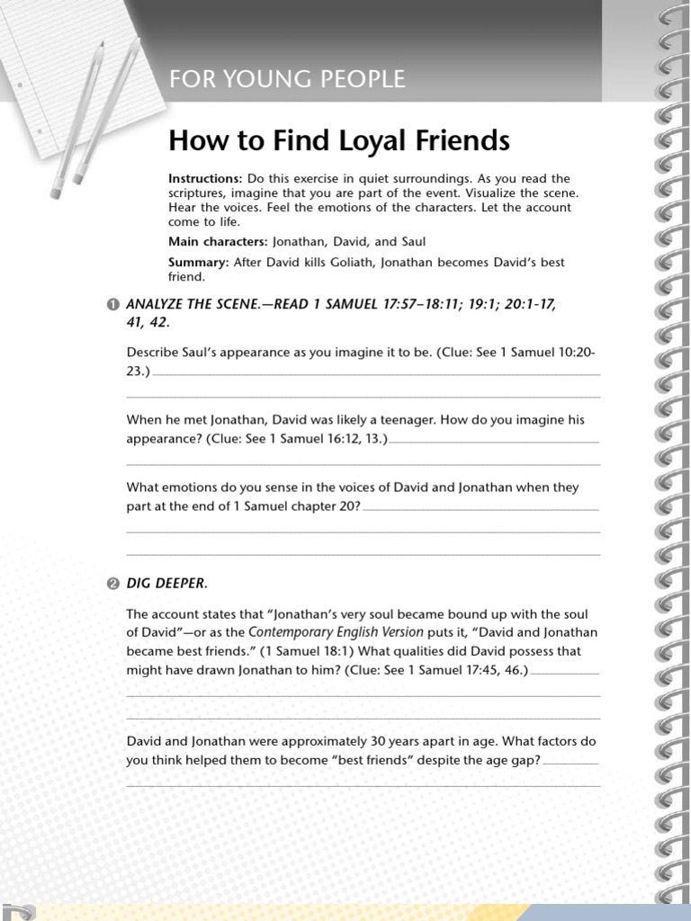 How To Be A Good Freind | PDF