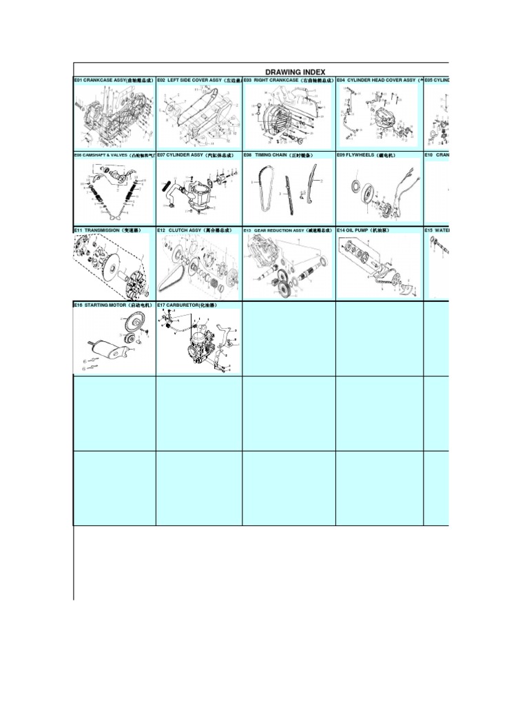 Engine Parts Assembly Guide | PDF | Bearing (Mechanical) | Machines
