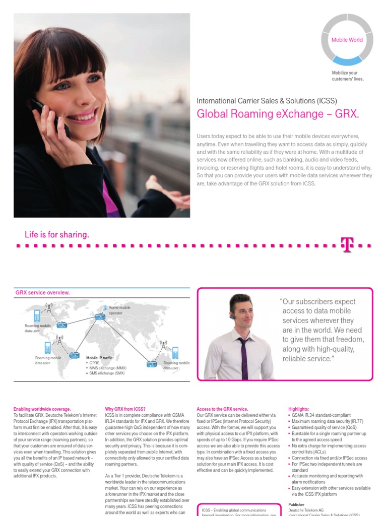 GRX | PDF | Roaming | Quality Of Service