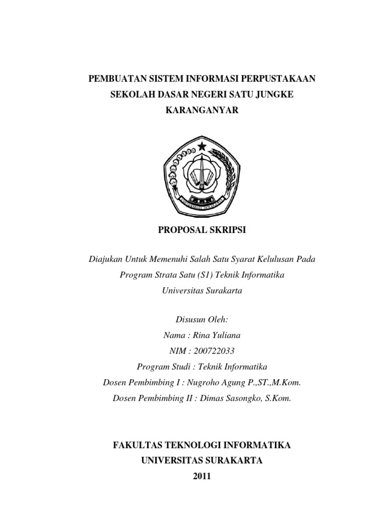 Contoh Judul Skripsi Teknik Informatika Tentang Perpustakaan - tukaffe.com Contoh Judul Skripsi Teknik Informatika Tentang Perpustakaan - tukaffe.com