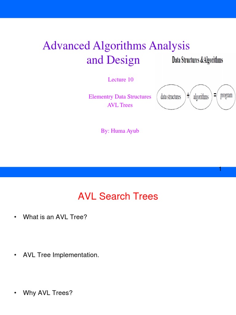 Advanced Algorithms Analysis and Design | PDF | Areas Of Computer ...