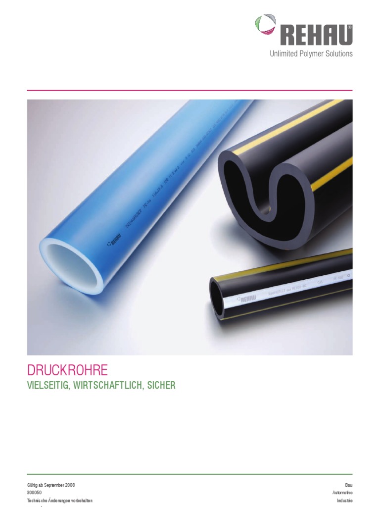 Rehau - Pehd Pe100 RC | PDF