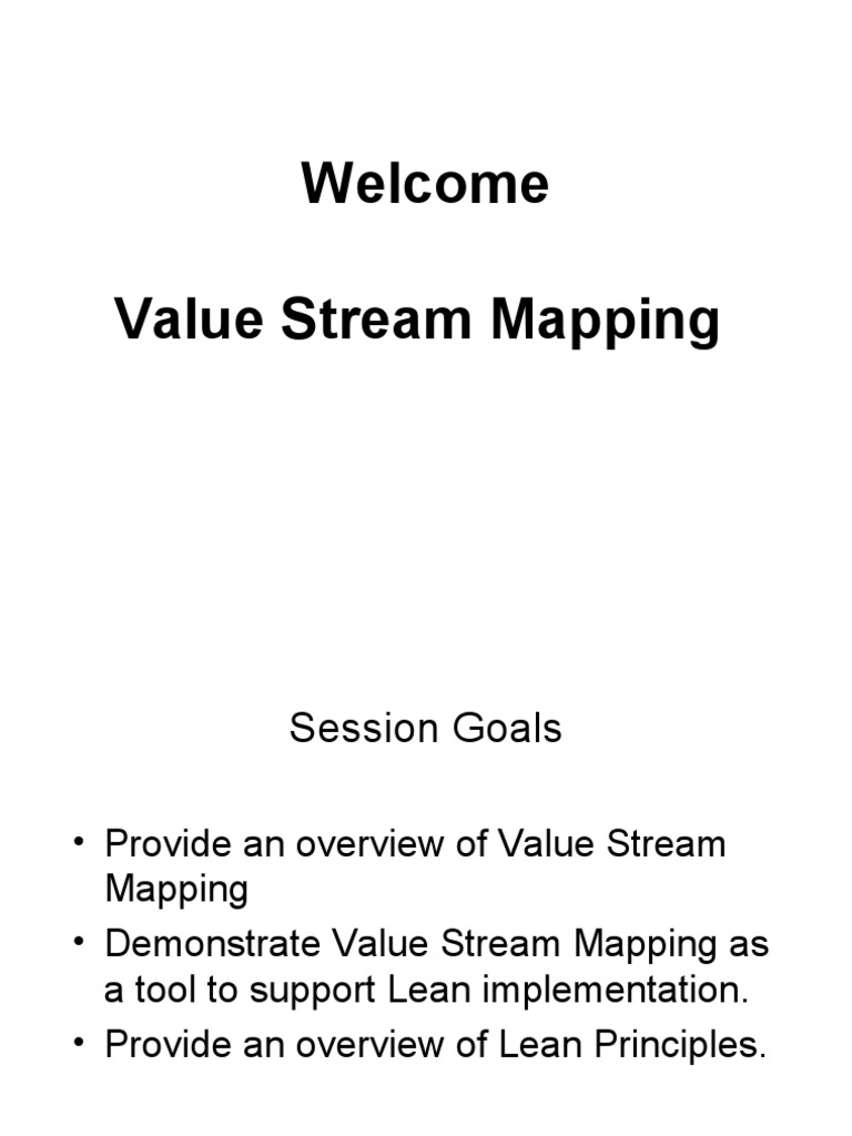 Value Stream Map Training | PDF | Lean Manufacturing | Business Process