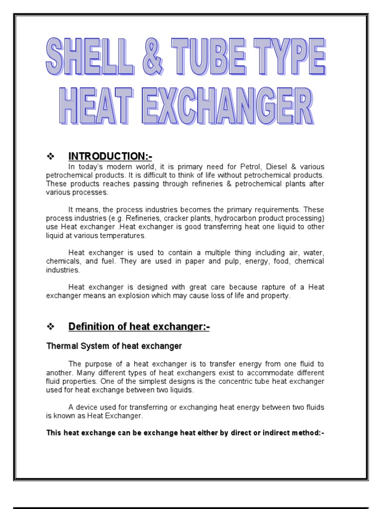 Heat Exchanger | PDF | Welding | Construction