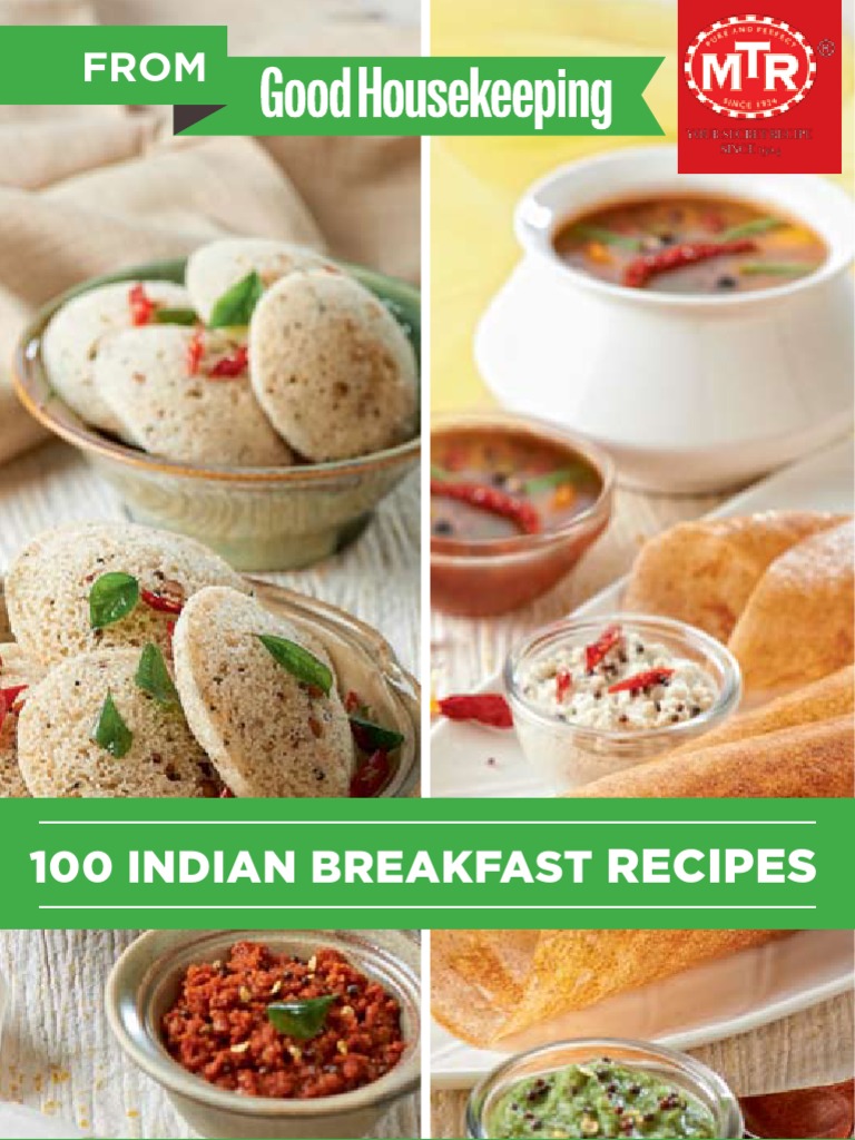 MTR 100 Indian Breakfast Recipes | PDF | Curry | Coriander