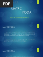 Matriz FODA (Maxi-Mini) | PDF
