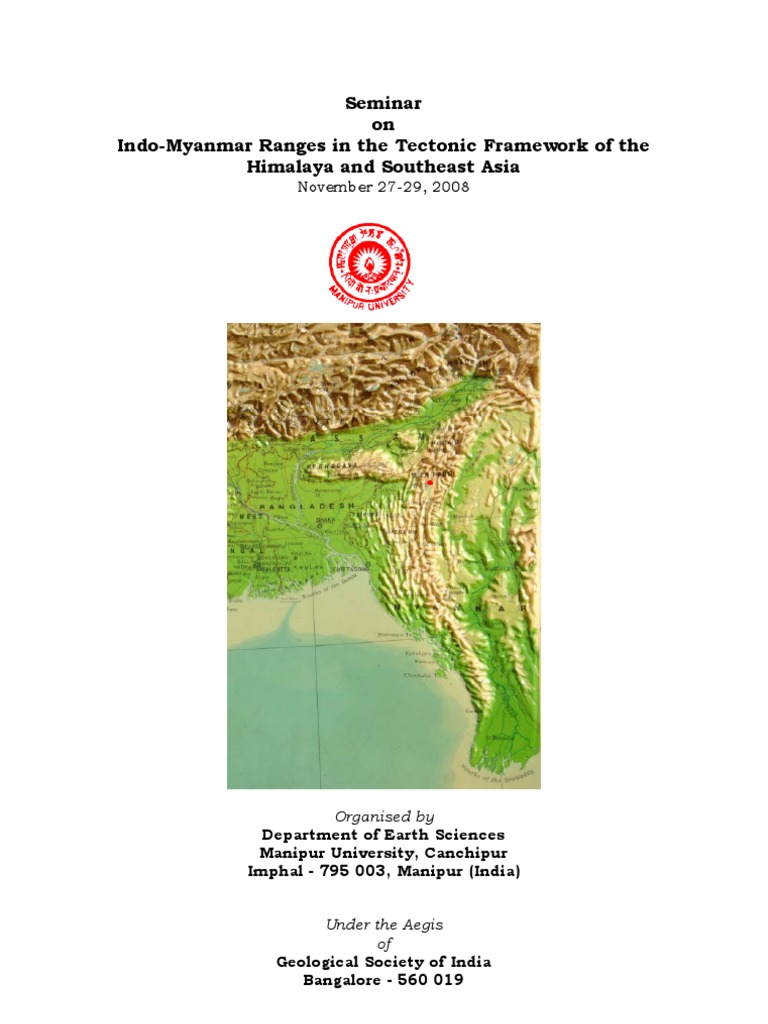 Indo - Myanmar Ranges in The Tectonic Framework of The Himalya and ...